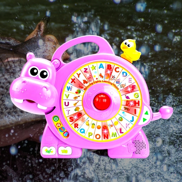 VTech | Toys | Vtech Spinning Lights Learning Hippo Counting ...